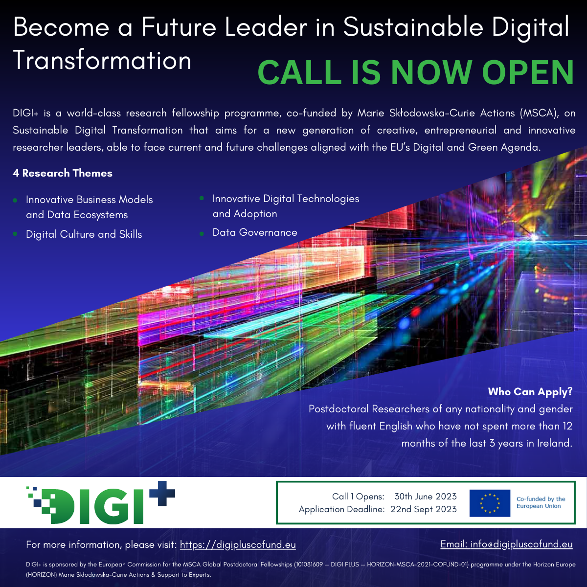 DIGI+Postdoctoral Fellowship KOSOVO NCP